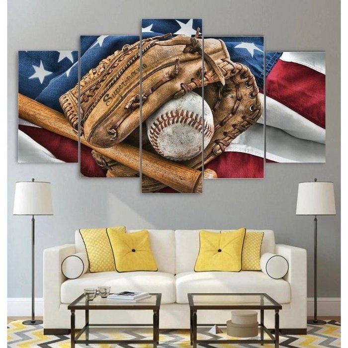 Baseball Paintings Canvas